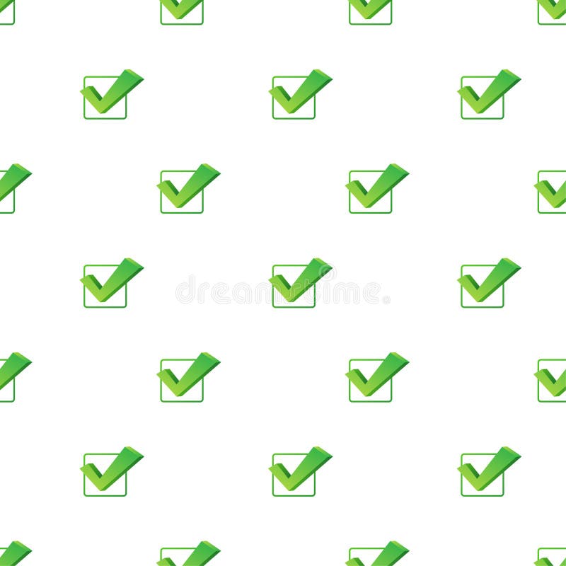 Checkmark. Green Approved Sticker. Neon Style. Vector Illustration ...