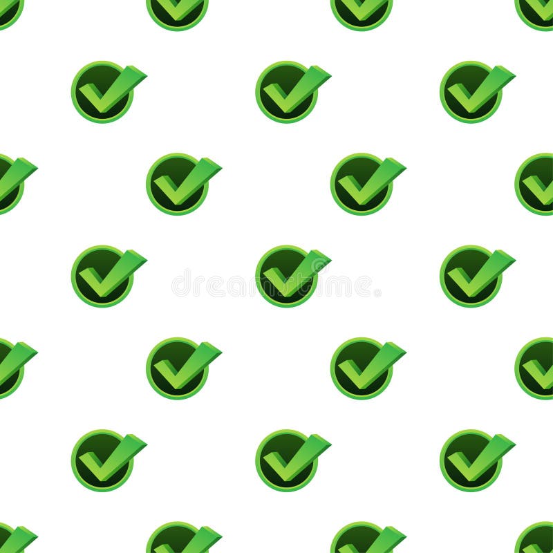 Checkmark. Green Approved Sticker. Neon Style. Vector Illustration ...