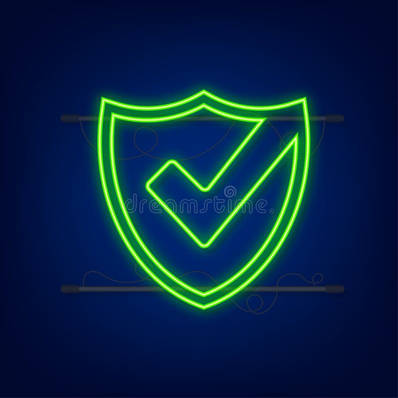 Checkmark. Green Approved Sticker Stock Vector - Illustration of ...