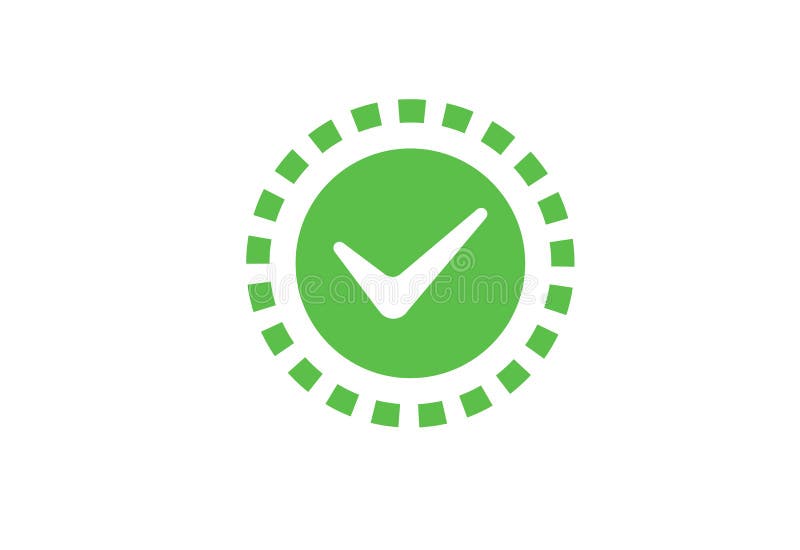 Checkmark Green Updates Complete. Sign of Loading New Programs Stock ...