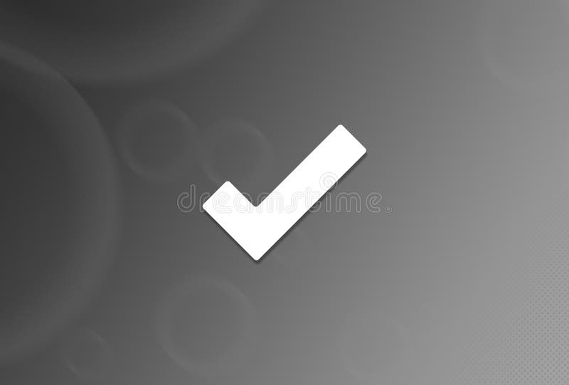 Checkmark icon stock illustration. Illustration of probe - 262111961