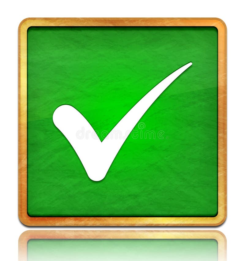 Checkmark chalk icon stock vector. Illustration of approved - 175454773