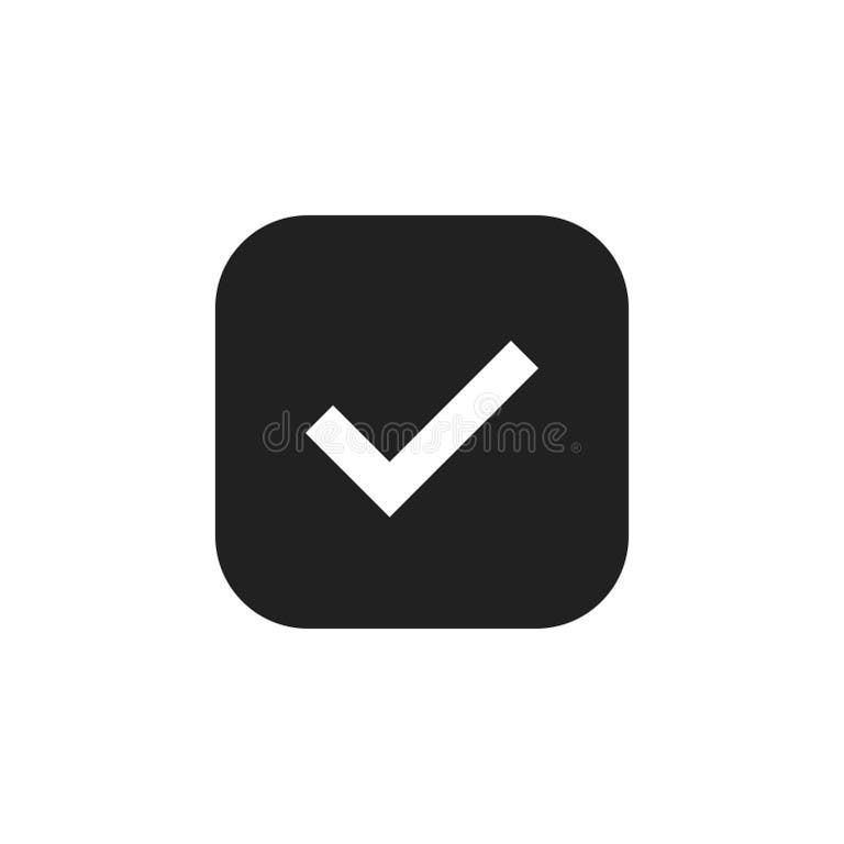 Checkmark Icon a Powerful Symbol Signifying Approval and Completion in ...