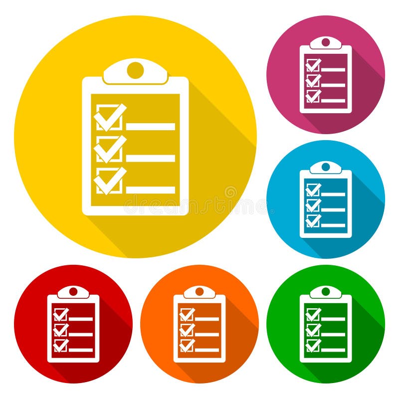 Checkmark Icon stock vector. Illustration of note, document - 90688855