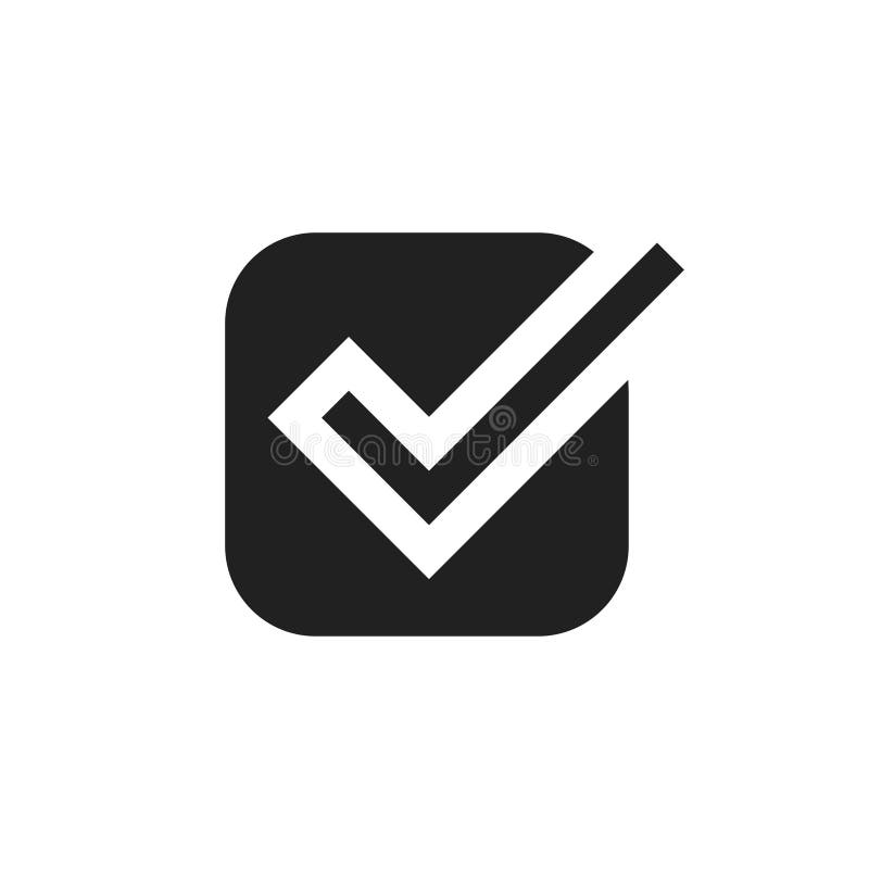 Checkmark Icon this is a Vector Representation of the Approval Symbol ...