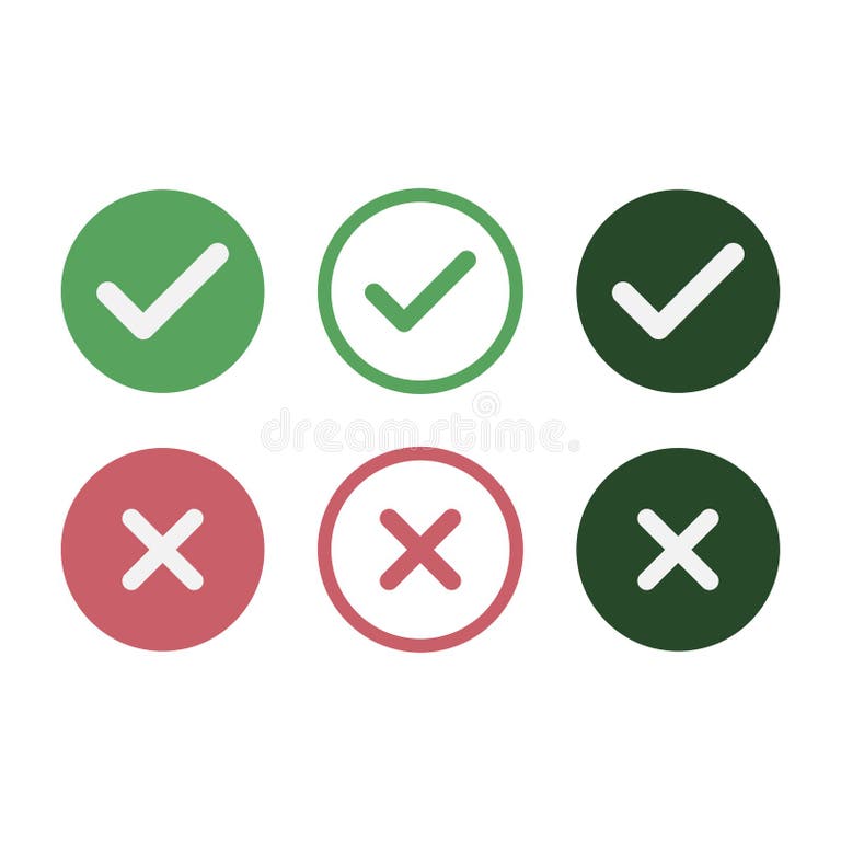 Checkmark Right Symbol, Tick Sign. Check and Uncheck for Web and Mobile ...