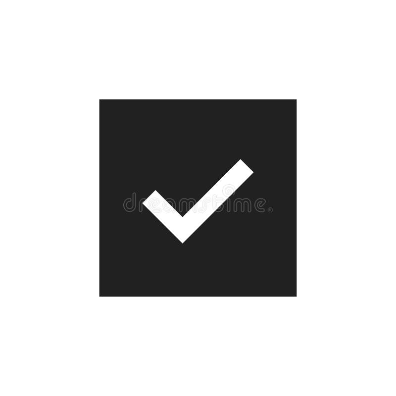 A Checkmark Vector Icon Recognized Approved Symbol for Various Uses and ...
