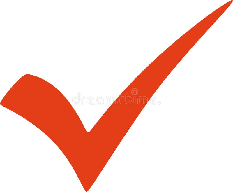 Check Mark Vector Symbol / Icon Stock Vector - Illustration of achieved ...