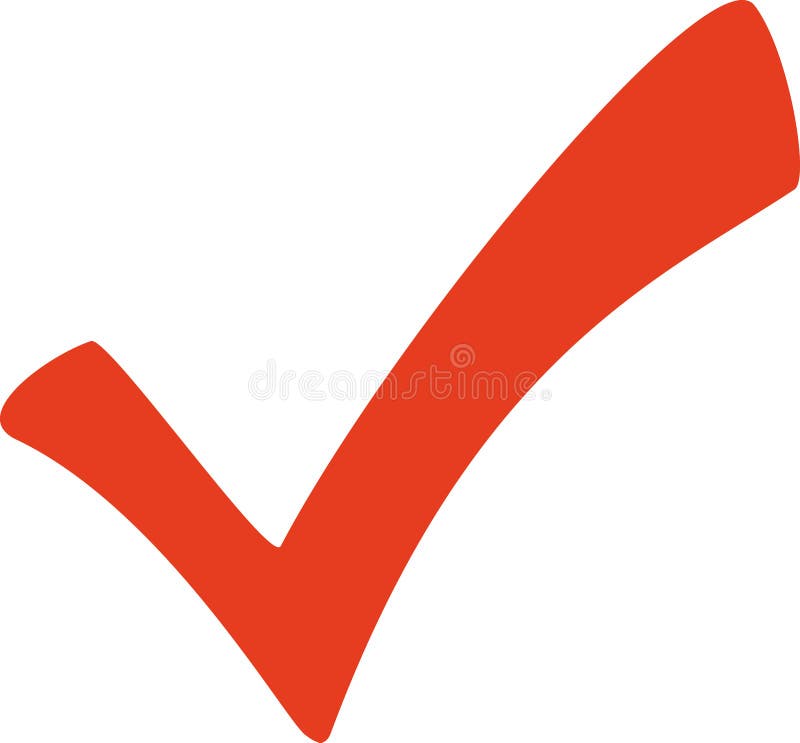 Check Mark Vector Symbol / Icon Stock Vector - Illustration of list ...