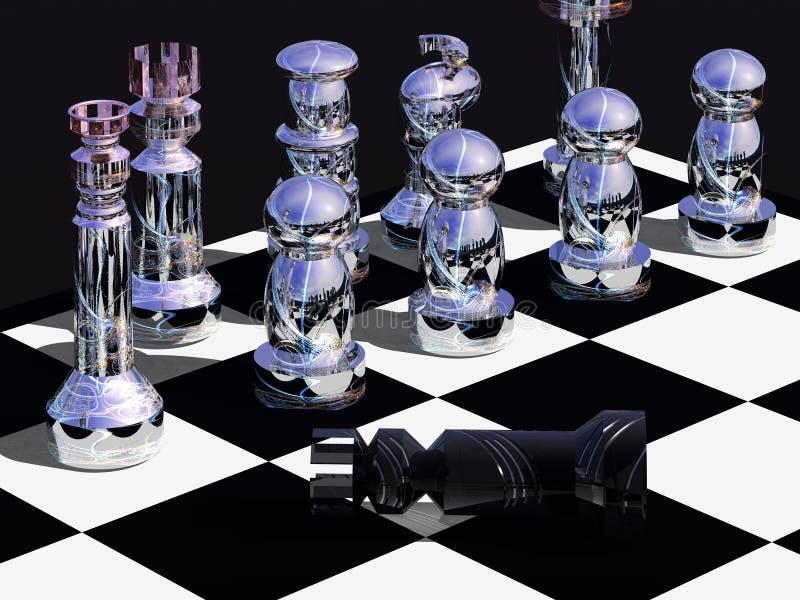 Checkmate stock illustration. Illustration of blue, battle - 22303043