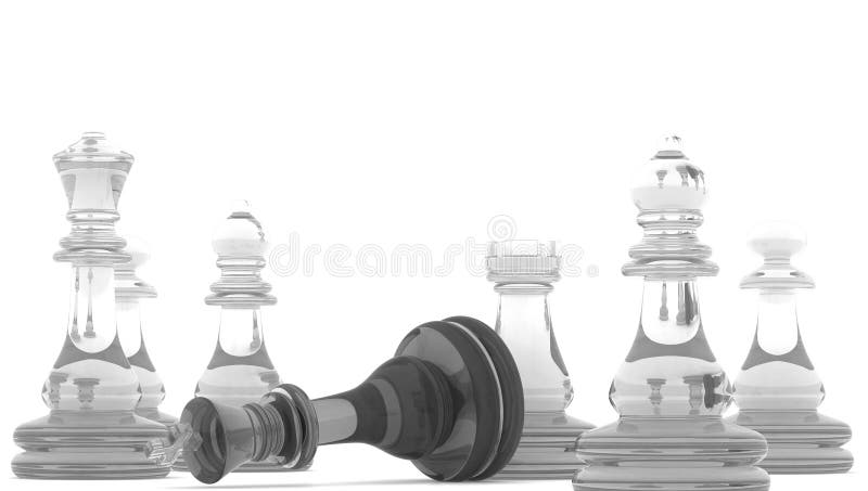 Checkmate ! stock photo. Image of clipping, attack, competition - 3830456