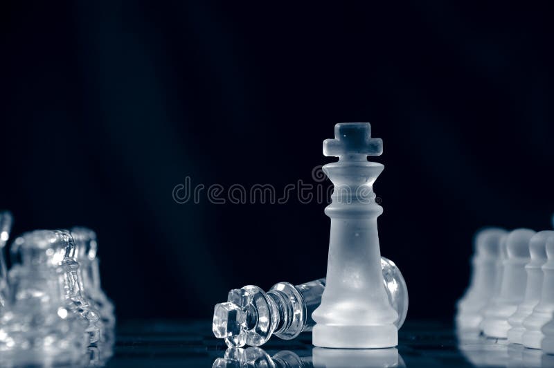 Checkmate Against Black Background Picture. Image: 9917080