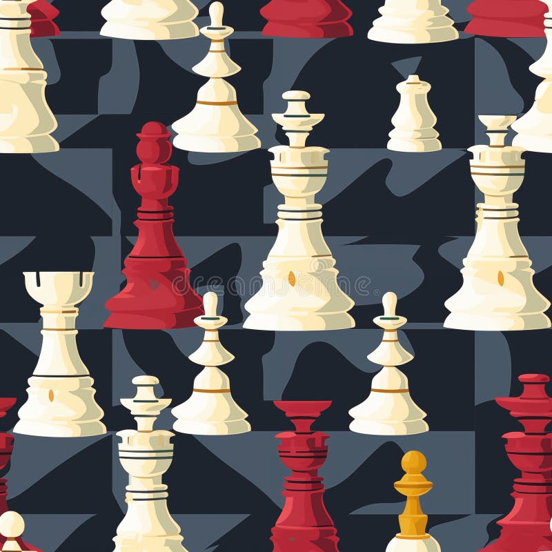 Checkmate Celebration: Seamless Pattern for International Chess Day ...