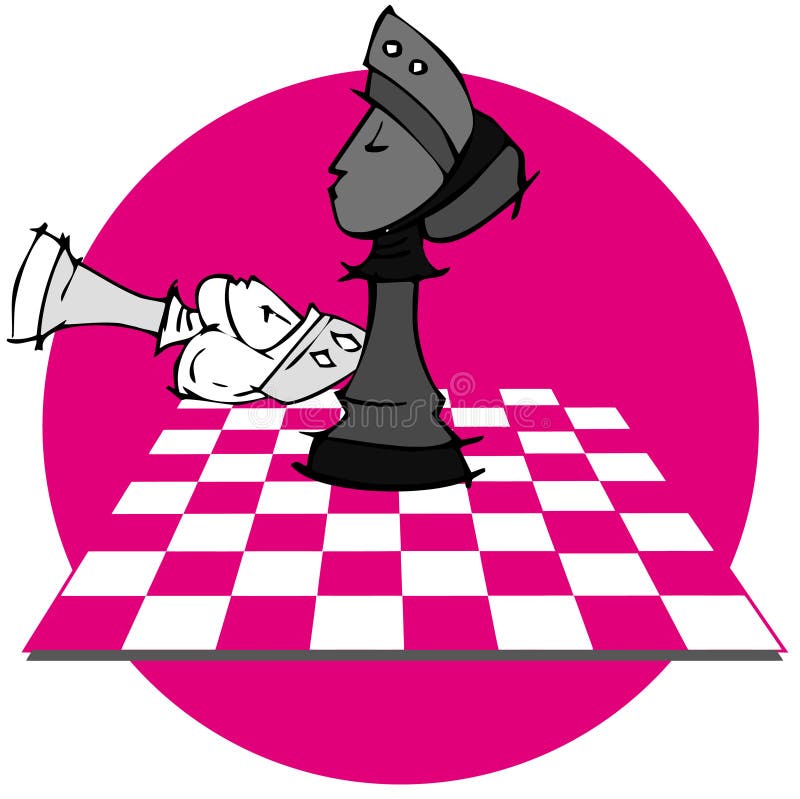 Red Chess Game Checkmate Cartoon Stock Illustrations – 21 Red Chess ...