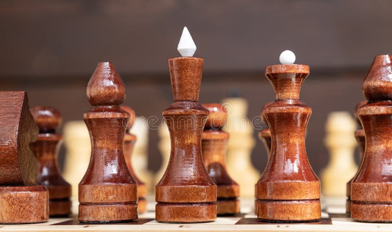 Checkmate. the Game Begins. the Pieces are Placed on the Board Stock ...