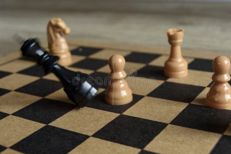 Checkmate the king stock image. Image of move, checkmate - 324926275