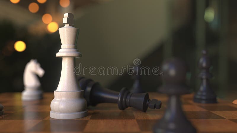 Chess Game Concept Animation, Board Game. Stock Footage - Video of ...