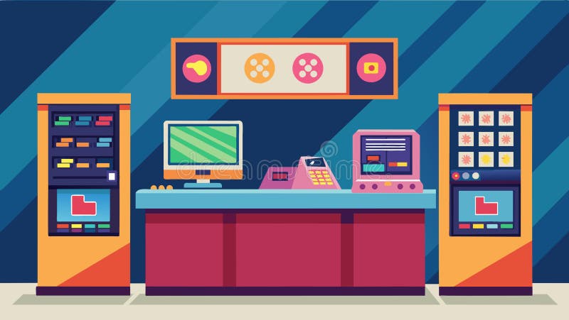 The Checkout Counter is Decked Out in Retro Arcade Game Decals Adding ...