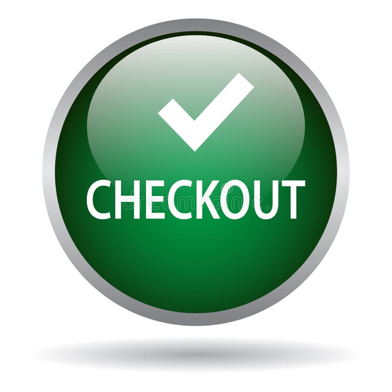 Checkout web button stock illustration. Illustration of choice - 119441512