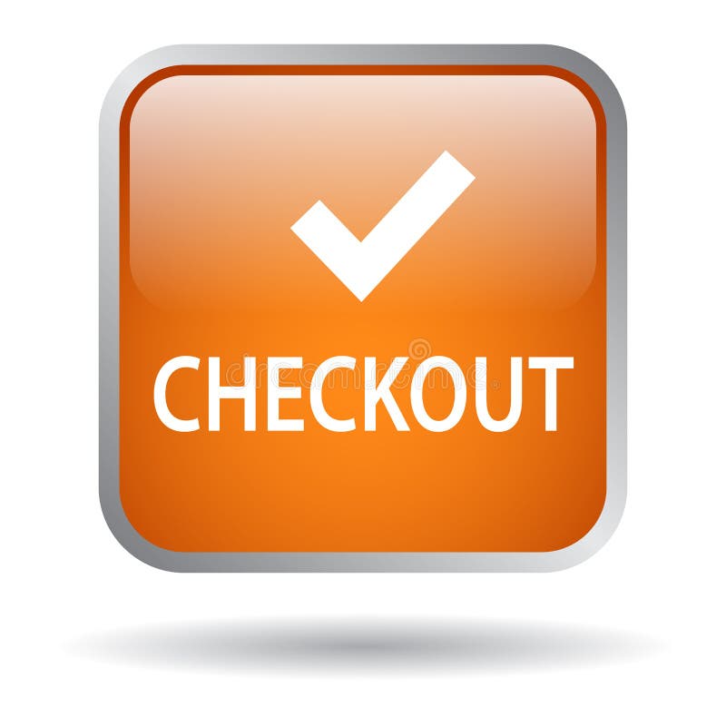 Checkout web button stock illustration. Illustration of choice - 119441512