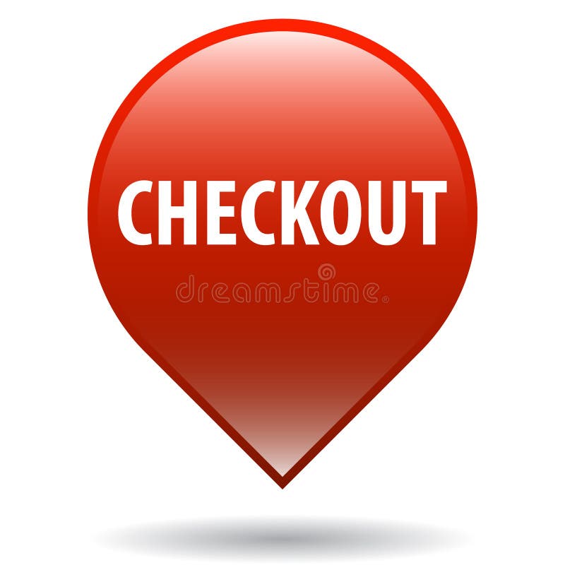 Checkout web button stock illustration. Illustration of actual - 119520481
