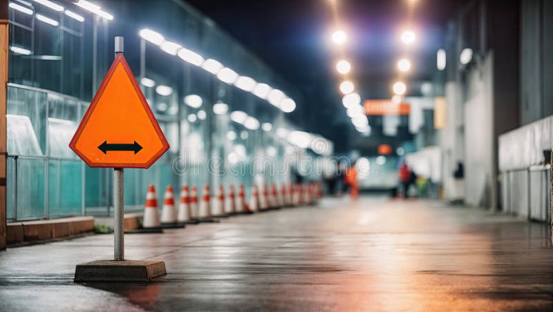 Checkpoint. Blurred Background Stock Illustration - Illustration of ...