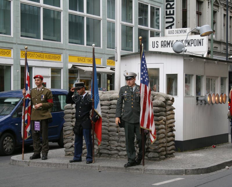 Checkpoint Charlie editorial image. Image of tourism - 21138230
