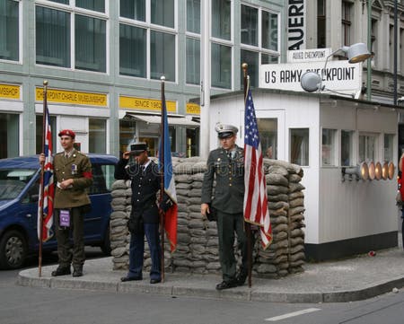 Checkpoint Charlie editorial image. Image of tourism - 21138230