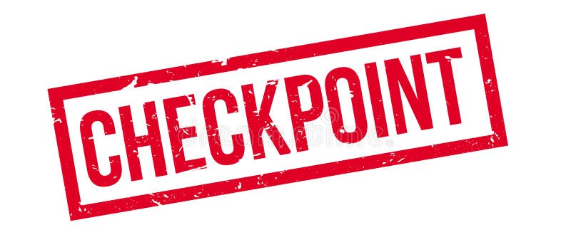 Checkpoint rubber stamp stock illustration. Illustration of ...