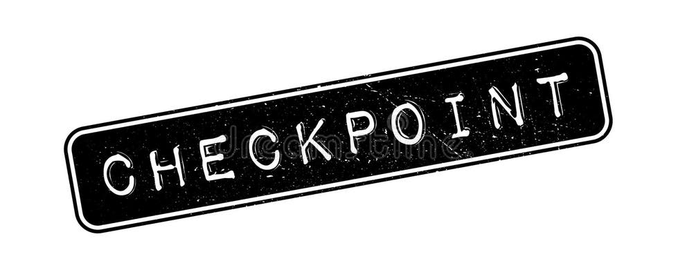 Checkpoint rubber stamp stock illustration. Illustration of discipline ...