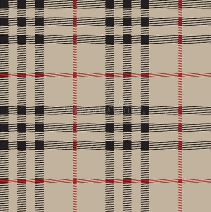 Seamless Red and Black Checks Pattern Stock Vector - Illustration of ...