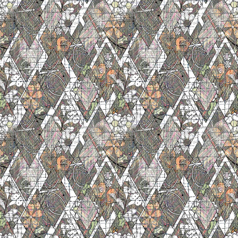 Checks Seamless Geometry Texture Pattern Stock Illustration ...