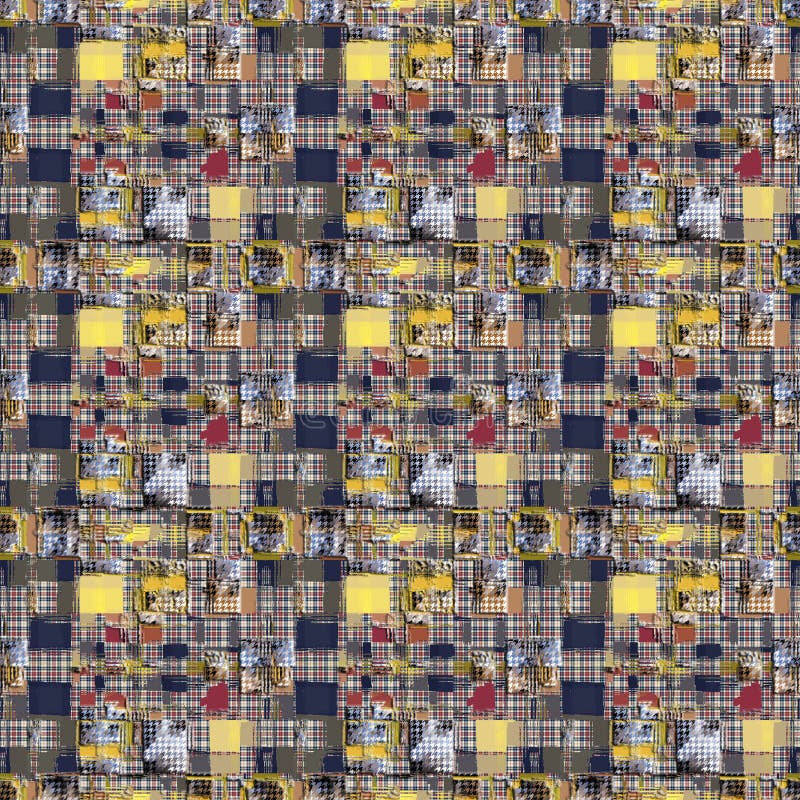 Checks Seamless Geometry Texture Pattern Stock Illustration ...