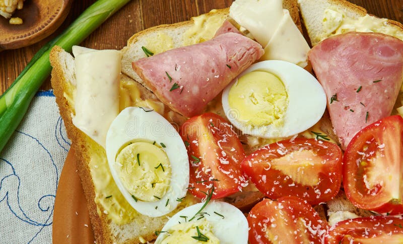 Checo Oblozene chlebicky foto de archivo. Imagen de primer - 131146188