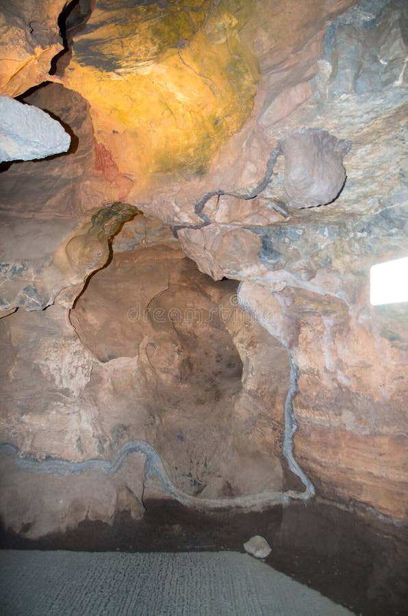 Cheddar Gorge Caves stock image. Image of effect, dark - 66440217