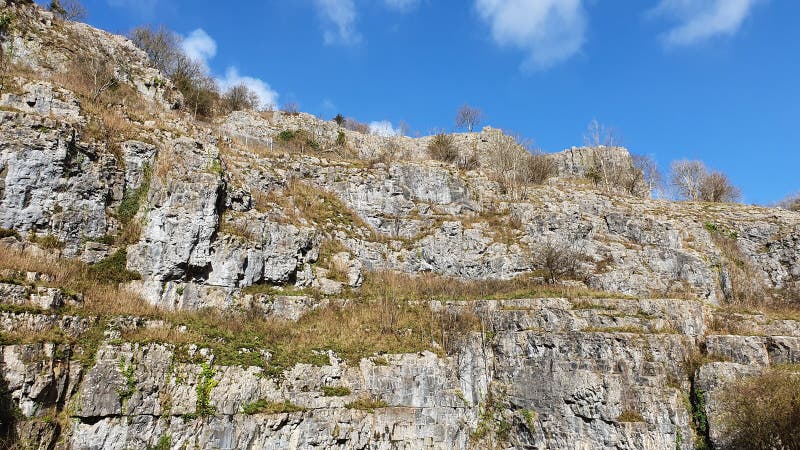 Cheddar Gorge sky view stock photo. Image of landscape - 181789004
