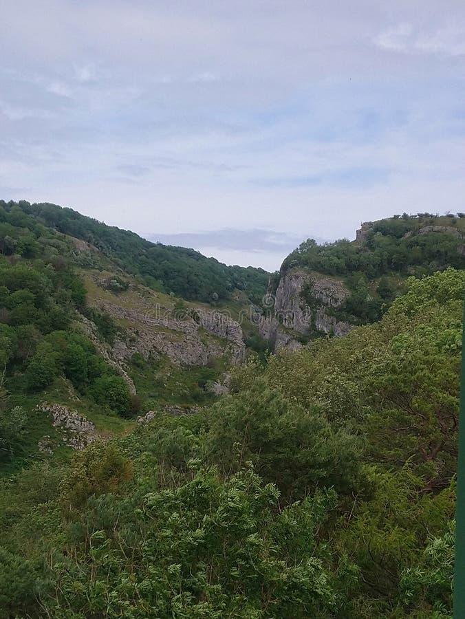 Cheddar Gorge stock image. Image of gorge, trees, cheddar - 149651925