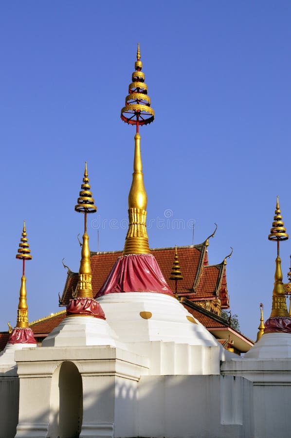 Chedi at Wat Bang Luang stock image. Image of pyramidal - 12349483