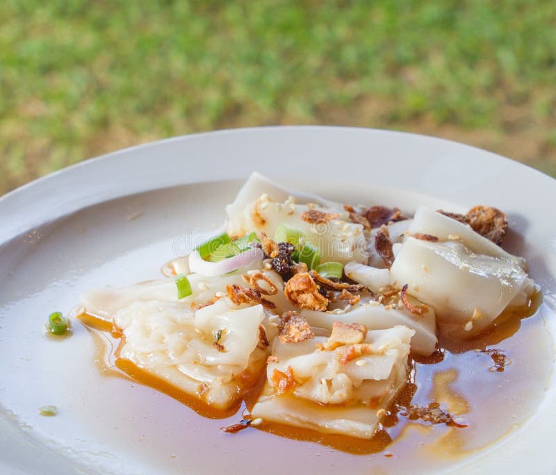 Chee Cheong Fun imagen de archivo. Imagen de carne, pedazo - 46121605