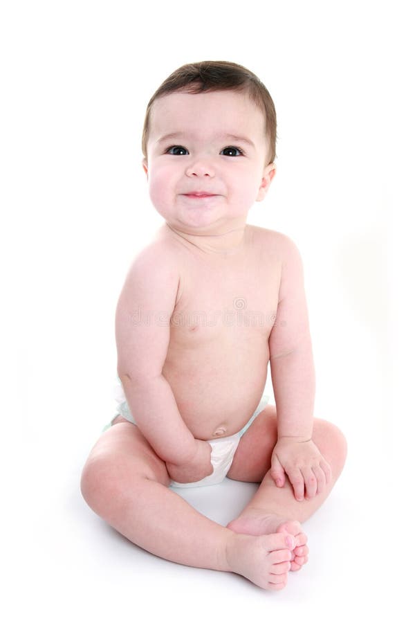 Surprised baby stock image. Image of pillow, person, blue - 14784573