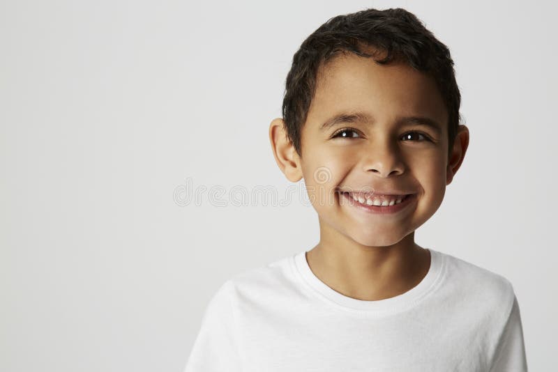 Cheeky boy, smiling stock photo. Image of shirt, shoulders - 50602106