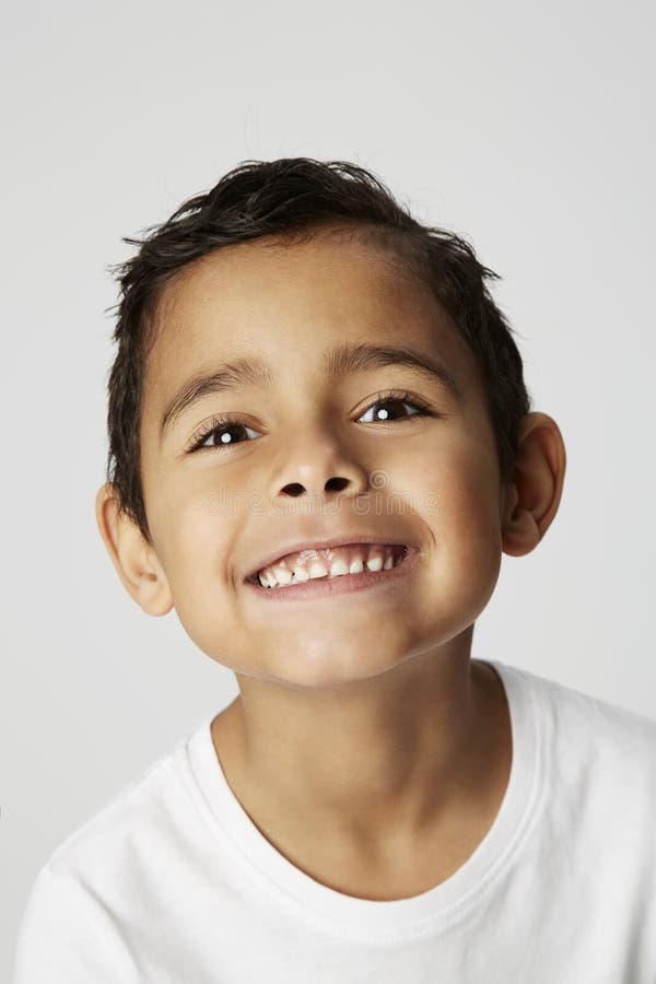 Cheeky boy, smiling stock photo. Image of shirt, white - 50602532