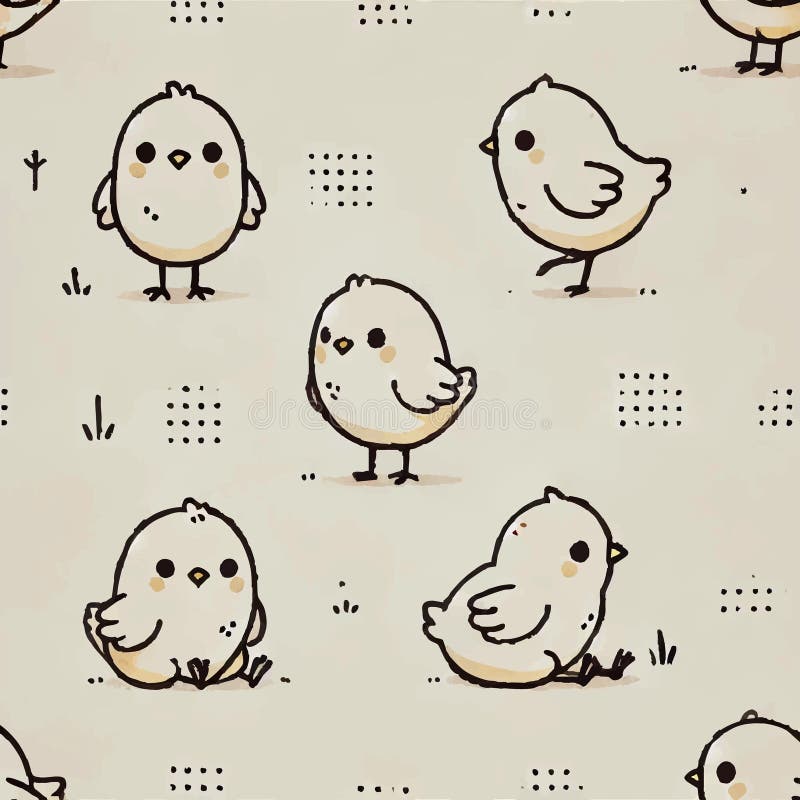 Cheeky Chicks Print Design in Vector Stock Illustration - Illustration ...