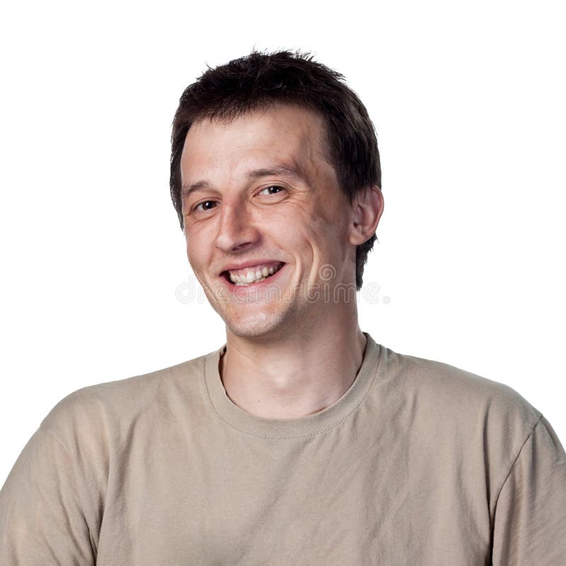 Cheeky grin stock photo. Image of head, humor, mouth - 13992450