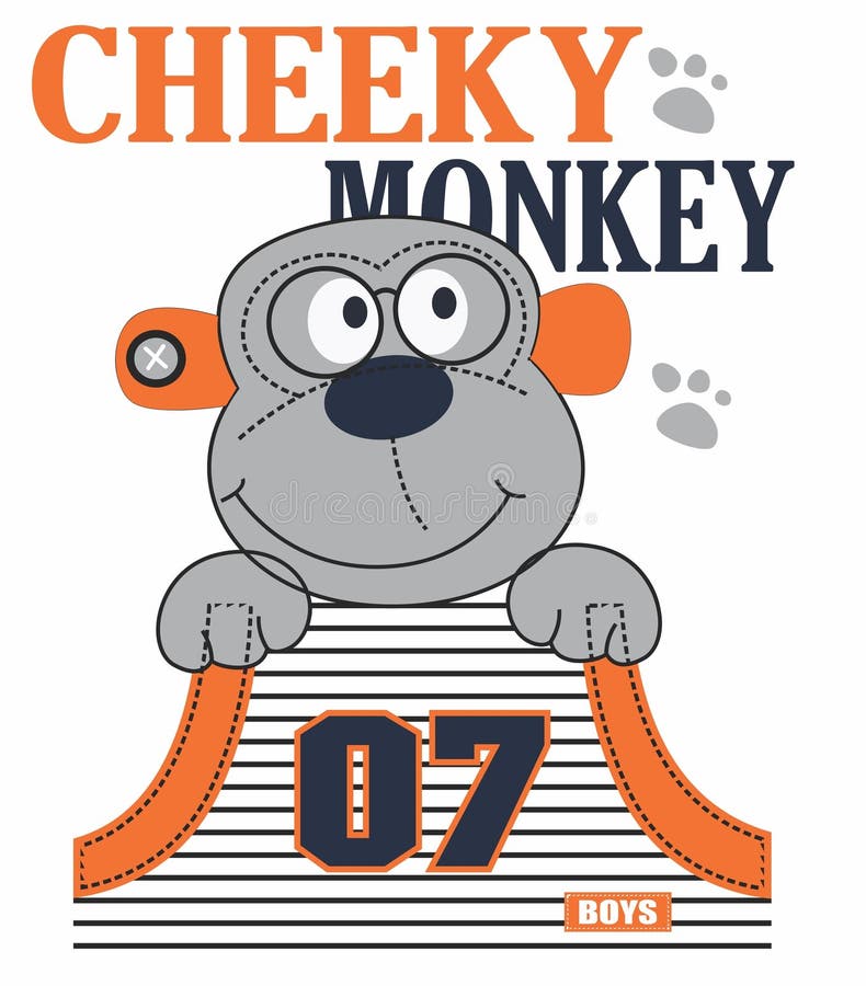 Cheeky Monkey Stock Illustrations – 294 Cheeky Monkey Stock ...