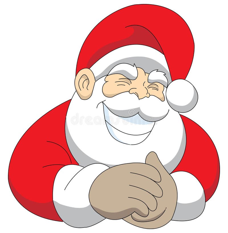 Cheeky santa stock vector. Illustration of rubbing, design - 3945877