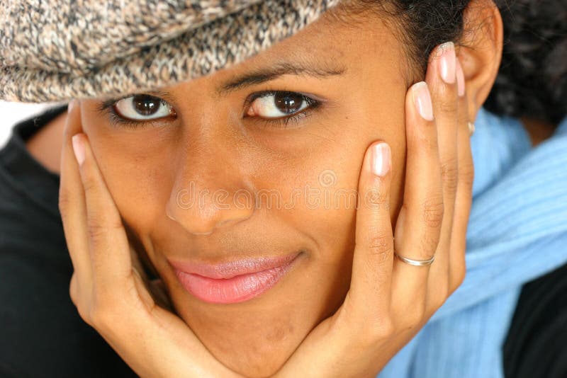 Gorgeous smile stock photo. Image of fashion, brasil, hairdo - 205490