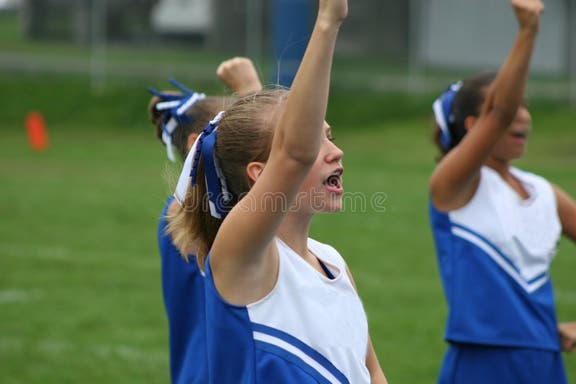 Junior High Cheerleader Cheering Stock Photos - Free & Royalty-Free ...