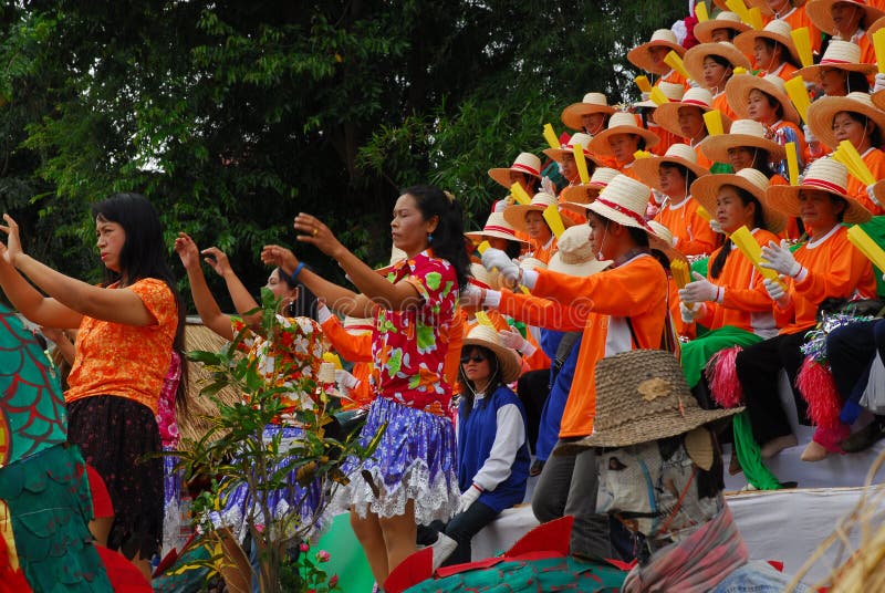 Cheer Reader Villager Dancer . Editorial Photography - Image of culture ...