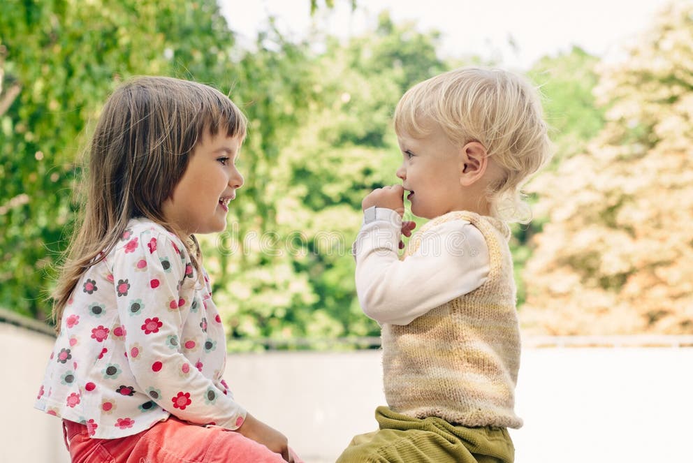 Cheerful stock photo. Image of cute, brother, humen, outdoors - 22871700